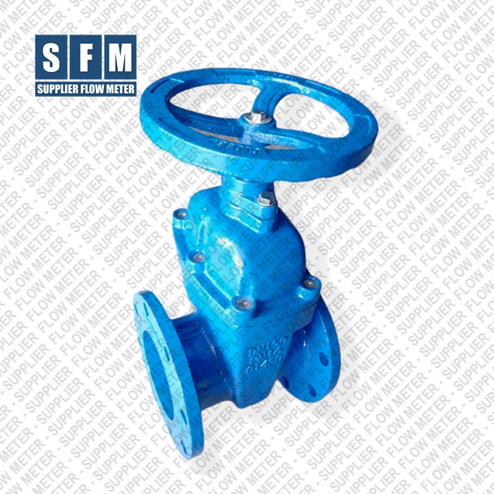 Jual JUAL GATE VALVE FLANGE 6 INCH - GATE VALVE DUCTILE IRON 150MM PN16 ...
