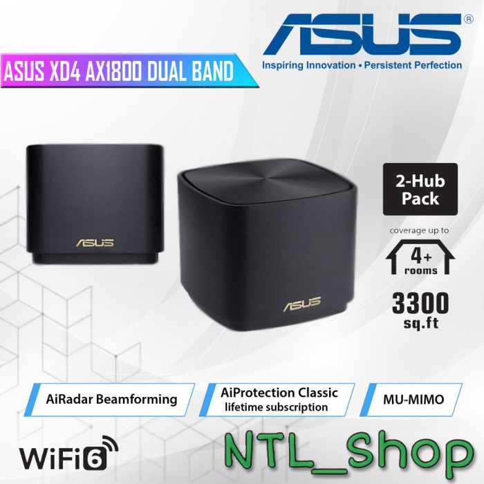 Jual ASUS ZenWiFi AX Mini XD4 2 pack AX1800 WiFi 6 MESH Router | Shopee ...