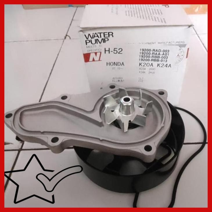 Jual WATER PUMP PAM POMPA AIR HONDA CRV RE GEN 3 2400CC CIVIC FD2 ...