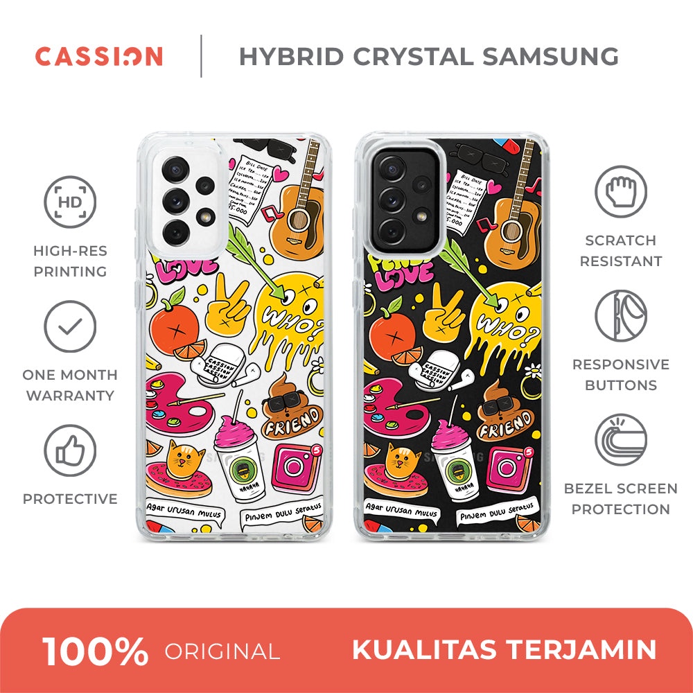 Jual Hybrid Case For Samsung A55 A35 A25 A15 A54 A34 A24 A14 A53 A33 A73 A52 A72 A22 4G A32 4G ...