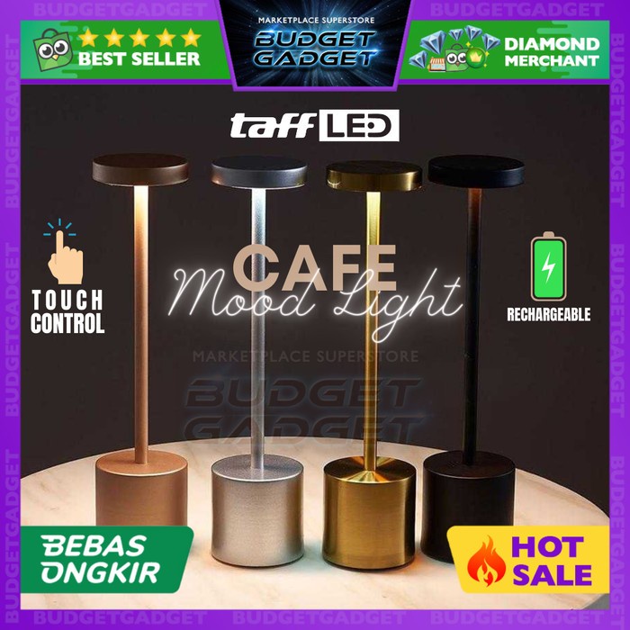 Jual LAMPU MEJA CAFE RESTAURANT PORTABLE LED RECHARGEABLE 3IN1 1800MAH ...
