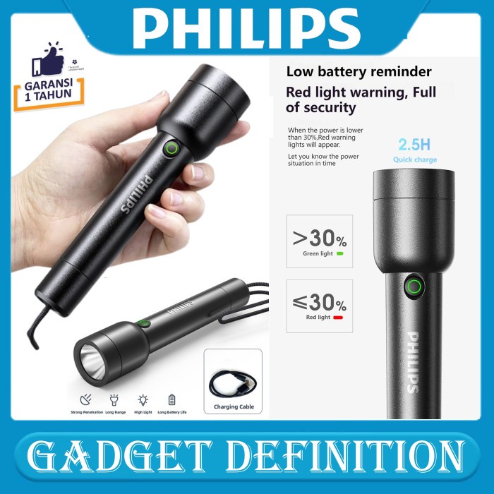 Jual Jual!! Philips Lampu Senter LED / Senter Led J Jauh Tahan Air ...