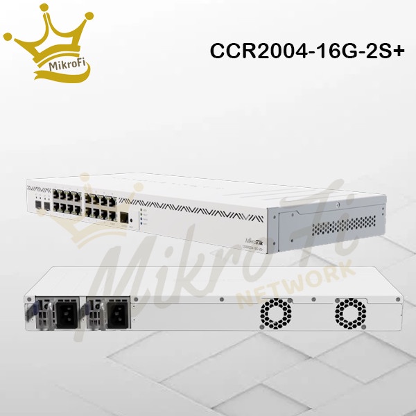 Jual MikroTik CCR2004-16G-2S+ Cloud Core Router CCR 2004 16G 2S ...