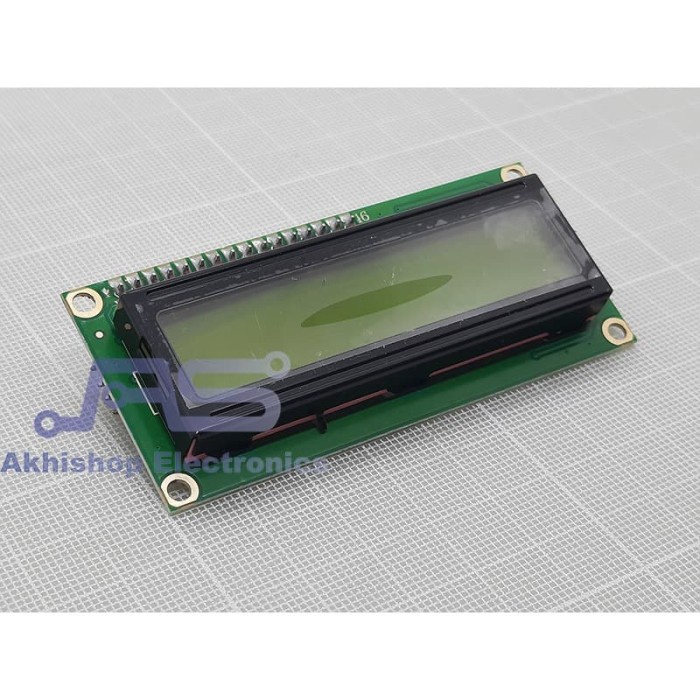 Jual LCD 16x2 Green Backlight with I2C Module | Shopee Indonesia