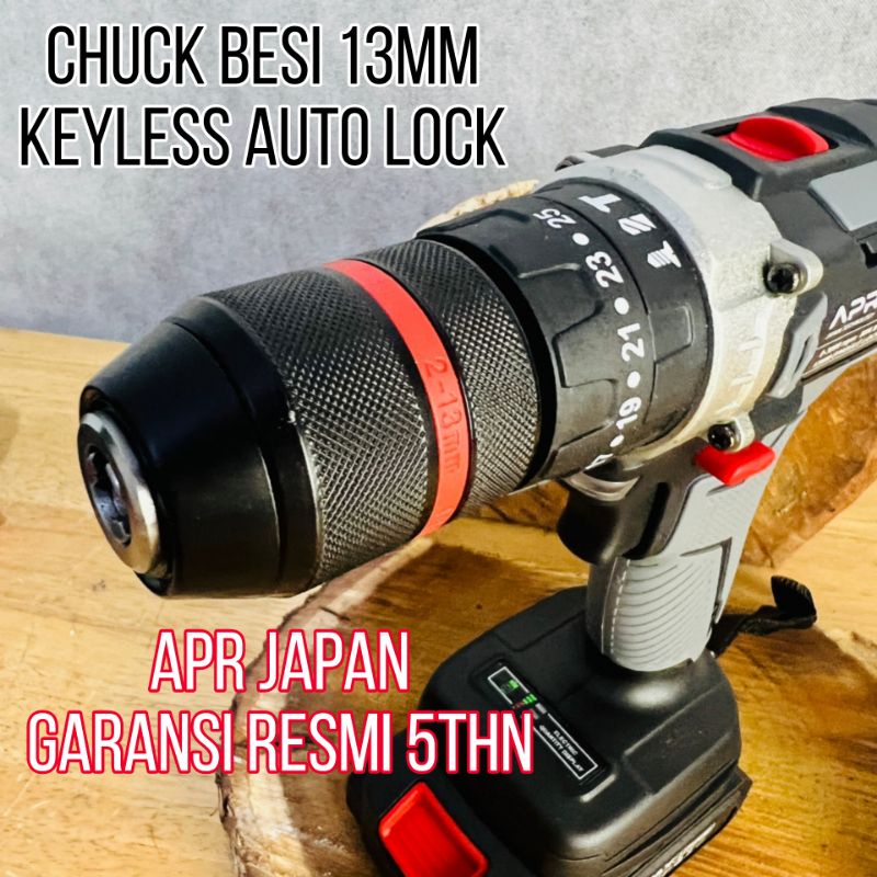 Jual bor cordless APR Japan GARANSI RESMI 3THN 48V 42v 36v 20v 12v 13v ...