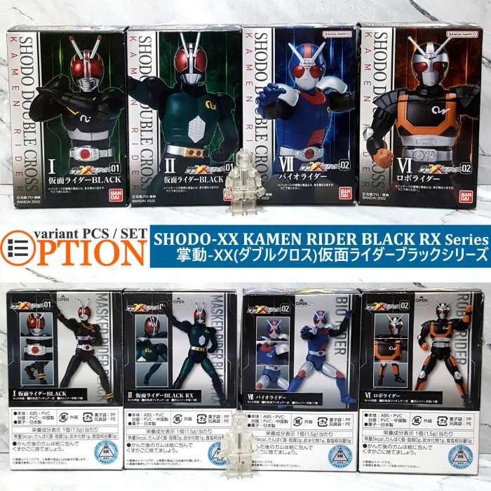 Jual SHODO-XX Kamen Rider BLACK RX BIO ROBO 100mm Action Figure BANDAI ...
