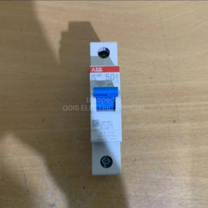 Jual Mcb 50 Amper 1Phase Abb Pln Original Sni | Shopee Indonesia
