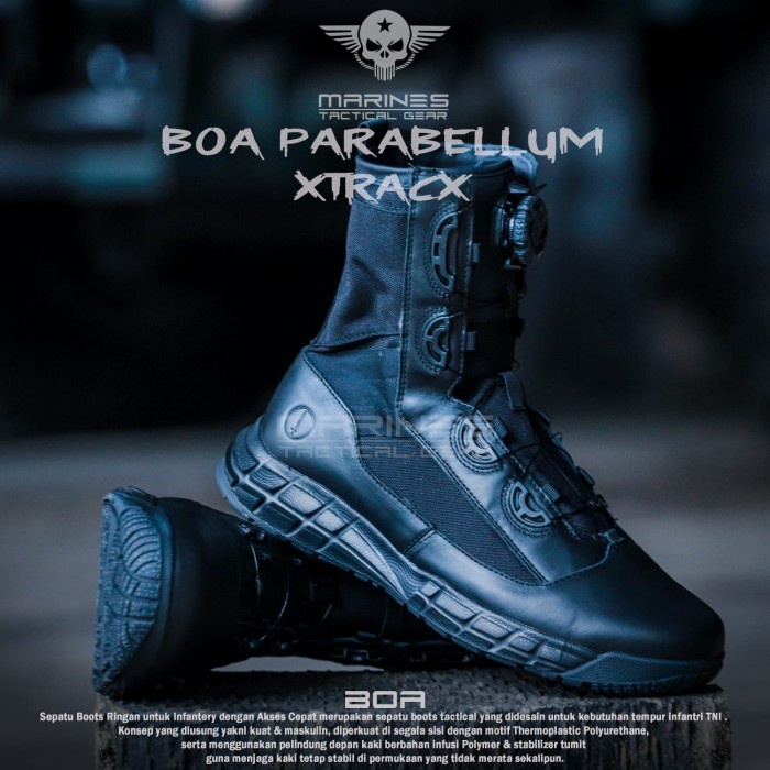 Jual SEPATU PDL TACTICAL BOA PARABELLUM XTRACX ORIGINAL GARANSSI RESMI ...
