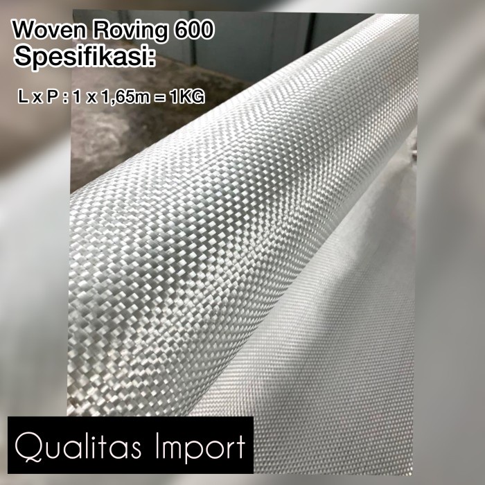 Jual Woven Roving Wr 600 / Fiberglass Mat / 1 Kg | Shopee Indonesia