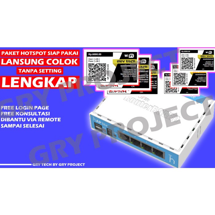 Jual MikroTik RB941Ui-2nd (HAP Lite) + Voucher Hotspot | Shopee Indonesia