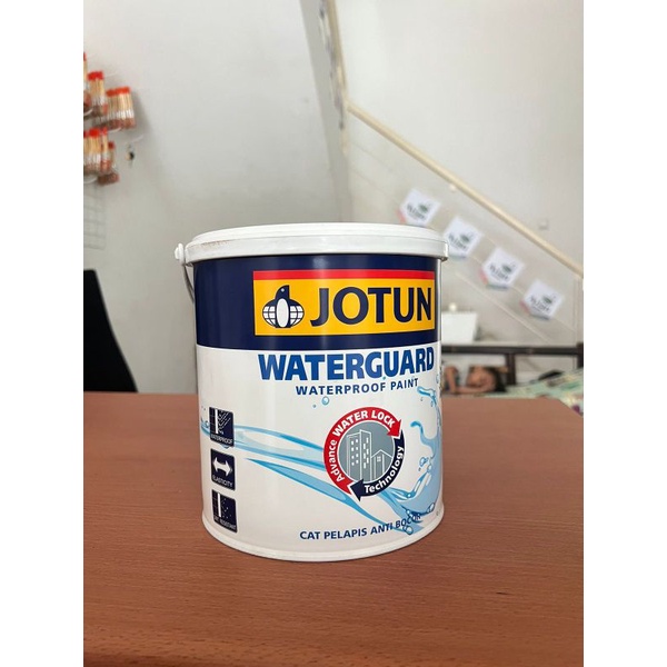 Jual JOTUN WATERGUARD METAL GREY CAT TEMBOK WATERPROOF ( 3,5 LITER ...