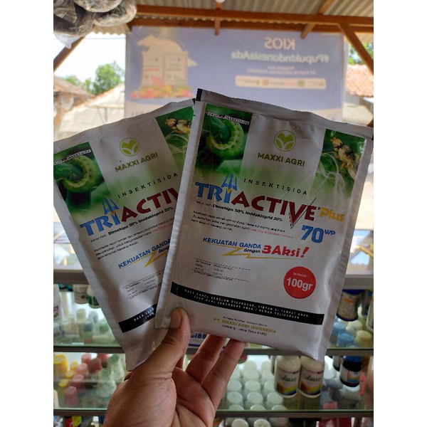Jual Insektisida TRIACTIVE plus 70wp 2 bahan aktif ganda 100gram ...