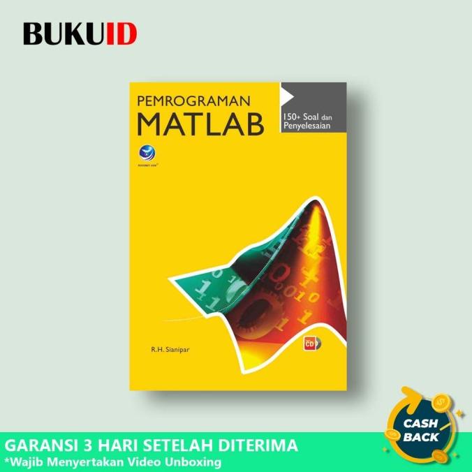 Jual Buku Pemrograman Matlab, 150+Soal Dan Penyelesaian+Cd Kode 938 ...