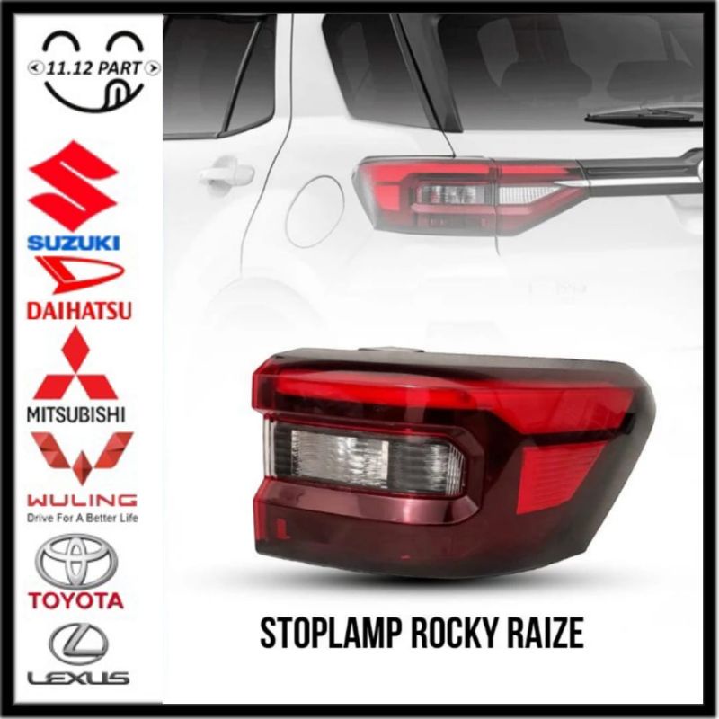 Jual Stoplamp Lampu Belakang RAIZE Stoplamp ROCKY ORIGINAL lampu ...