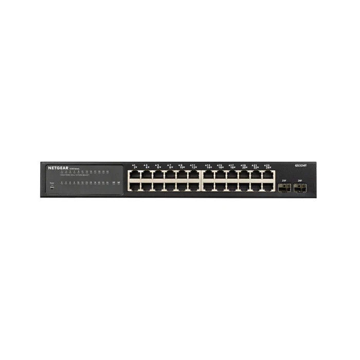 Jual Netgear GS324T 24-Port Gigabit Ethernet Switch With 2 SFP Port ...