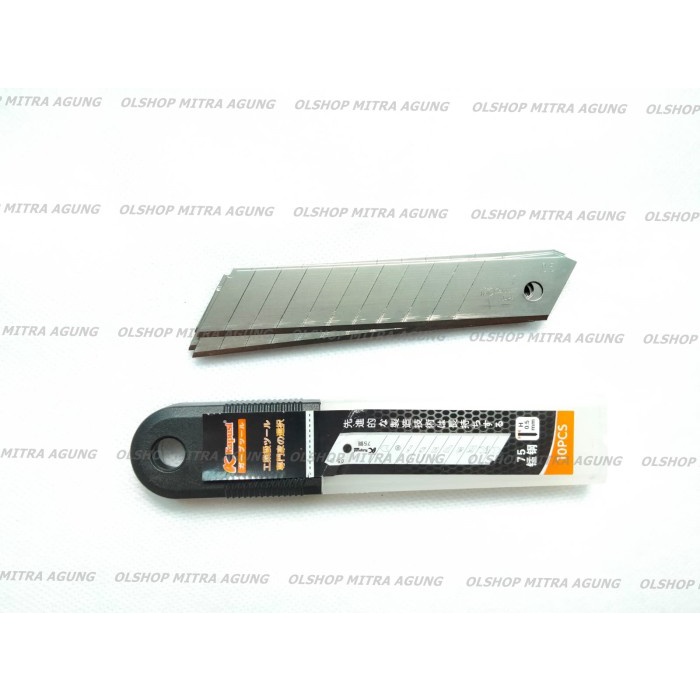 Jual Isi Cutter Putih Kapusi K-8766 Refill Cutter Kapusi Putih Cutter ...