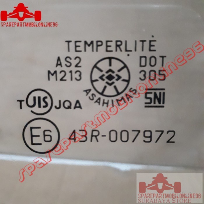 Jual Kaca Pintu Depan Kia Timor Sephia Asahi Mas Star | Shopee Indonesia