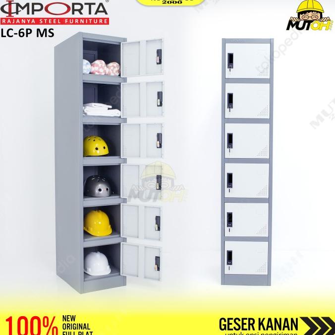 Jual Importa Lc-6P Ms Standing Loker Besi Locker Besi 6 Pintu Full Plat ...