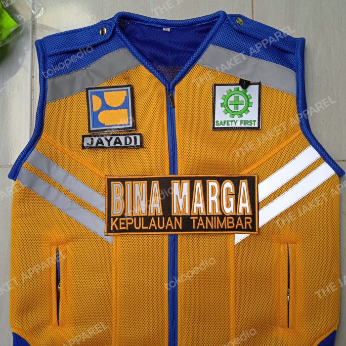 Jual Rompi Proyek - Rompi Safety First Bina Marga Rompi Proyek Rompi ...
