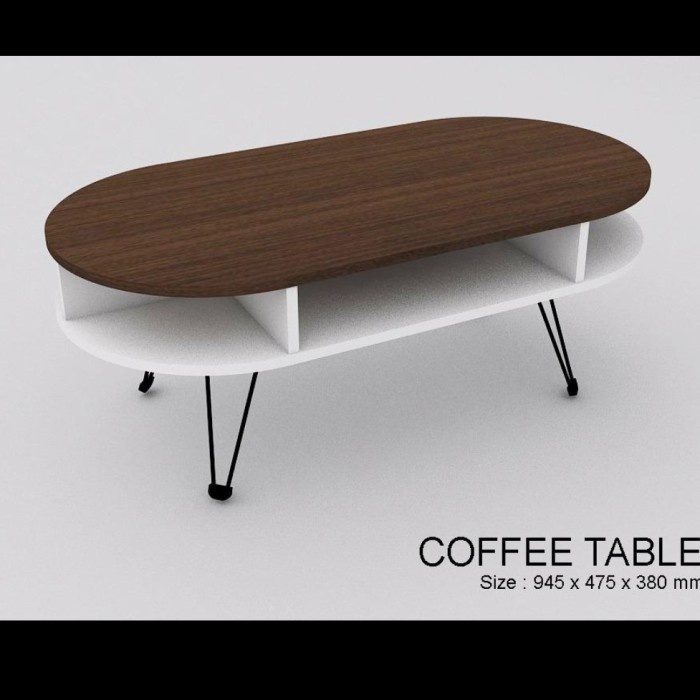 Jual Coffee Table Minimalis Meja Kopi Ruang Tamu Simon Cf | Shopee ...