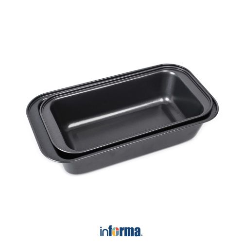 Jual Informa Cooking Color Set 2 Pcs Loyang Roti - Abu-Abu Tray Adonan ...