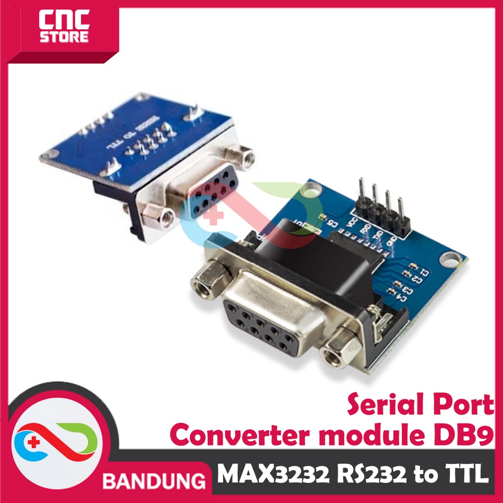 Jual MAX3232 RS232 TO TTL SERIAL PORT CONVERTER MODULE DB9 | Shopee Indonesia