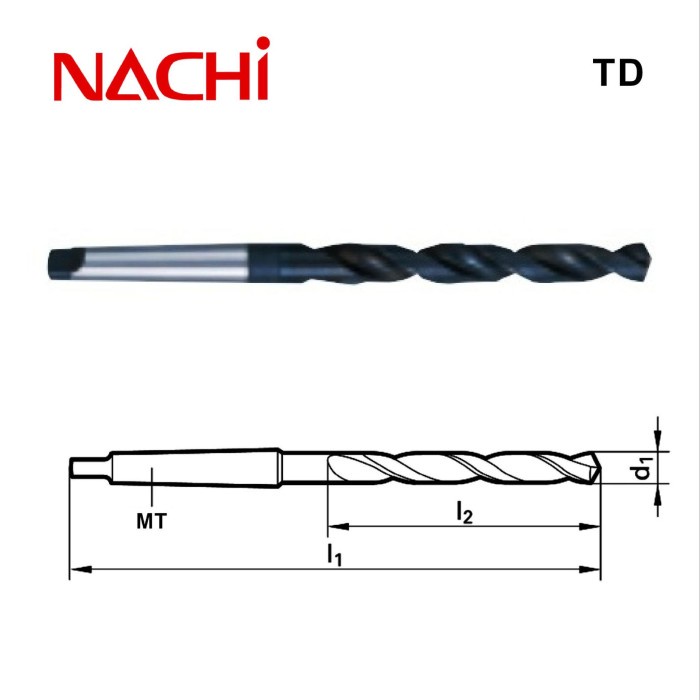 Jual Baru Nachi Mata Bor Hss Taper Shank Drill 37 Limited | Shopee Indonesia