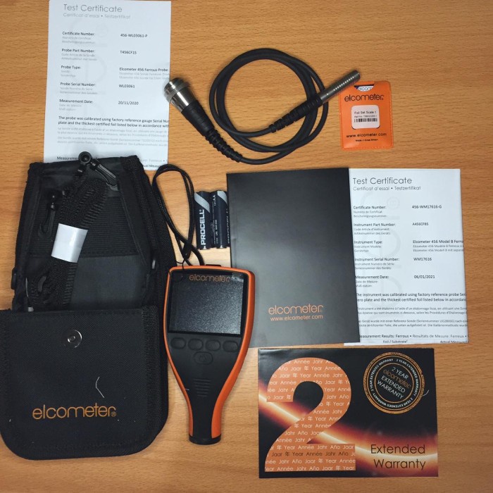 Jual Elcometer 456 CFBS + Probe T456CF1S 0-1500 micron | Shopee Indonesia