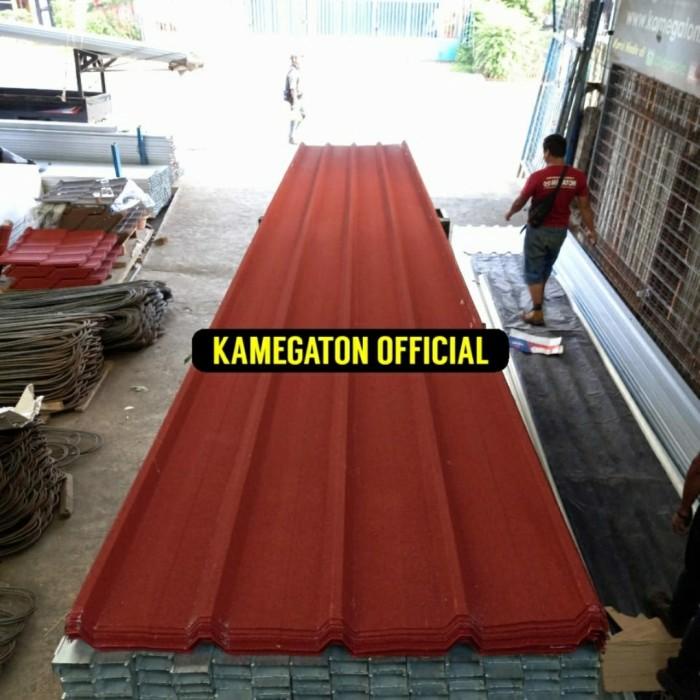 Jual ATAP SPANDEK PASIR 0.30MM x 6 METER ( LEBAR EFEKTIF 1 METER) bs ...