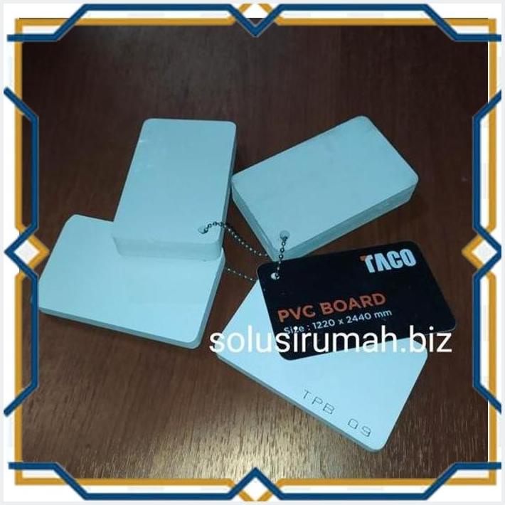 Jual [VBP] KATALOG PVC BOARD TACO SAMPLE BAHAN PAPAN PUTIH WHITE CONTOH ...