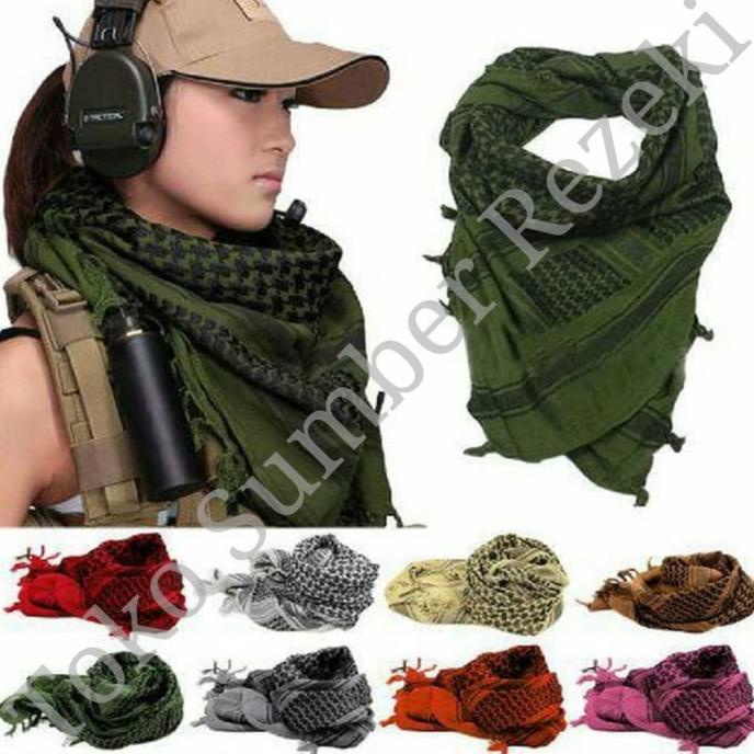 Jual Syal Army Sorban Import Soldier Shemagh Tentara Scarf Shawl Gunung ...