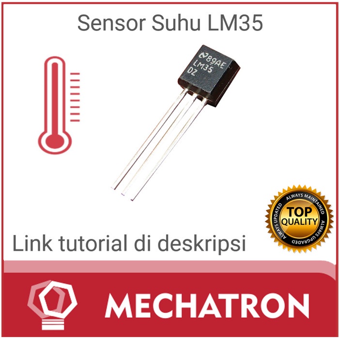 Jual Lm35 Sensor Suhu Temperature Lm 35 Lm-35 Arduino To-92 | Shopee ...