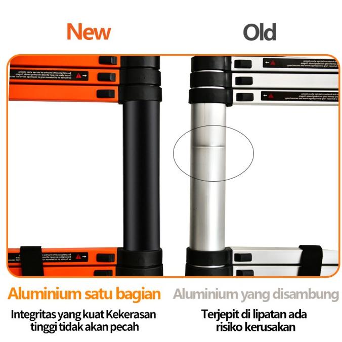 Jual Tangga Lipat Aluminium Teleskopik 8M Double Telescopic Ladder 8 ...