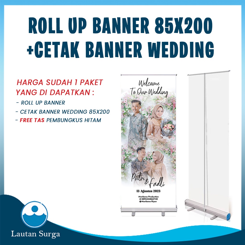 Jual (PAKET STANDING ROLL UP BANNER 85x200 cm) Cetak Standing Banner ... Jual (PAKET STANDING ROLL UP BANNER 85x200 cm) Cetak Standing Banner ...