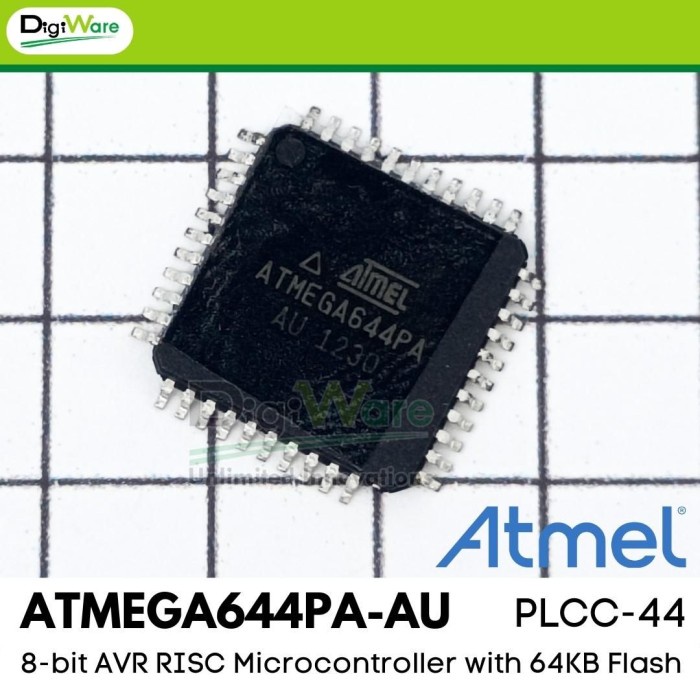 Jual ATMEGA644PA-AU ATMEGA644 MCU AVR 8bit SMD TQFP 44 Pin | Shopee Indonesia