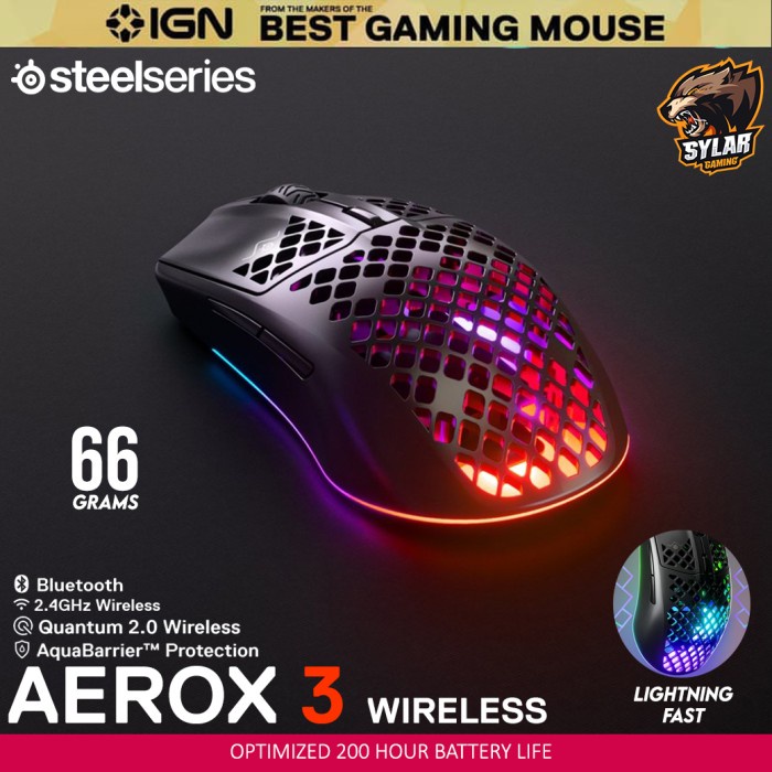 Jual Steelseries 3 Wireless Mouse | Shopee Indonesia