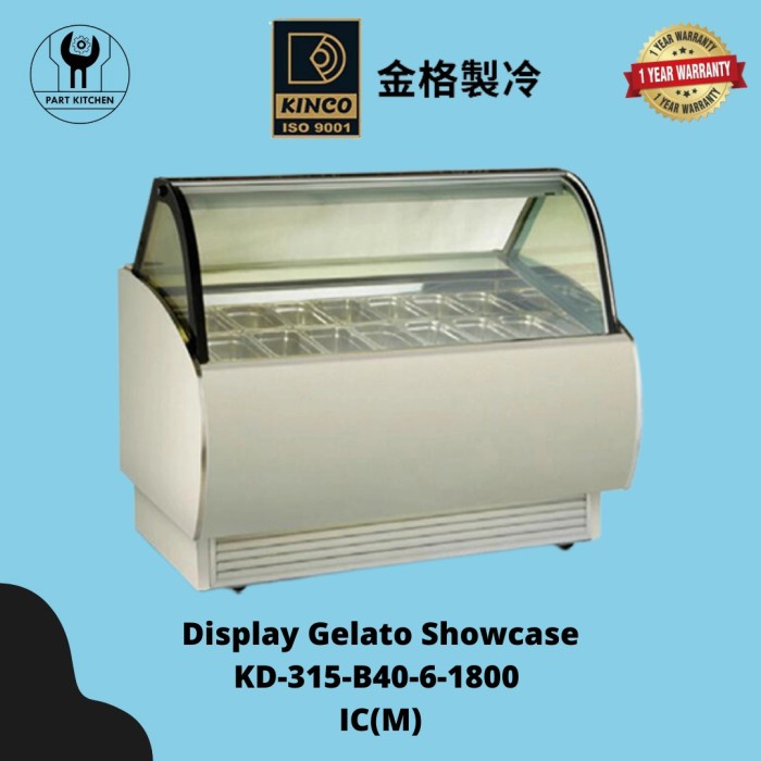 Jual Kinco Display Gelato Showcase Ice Cream IC(M) | Shopee Indonesia