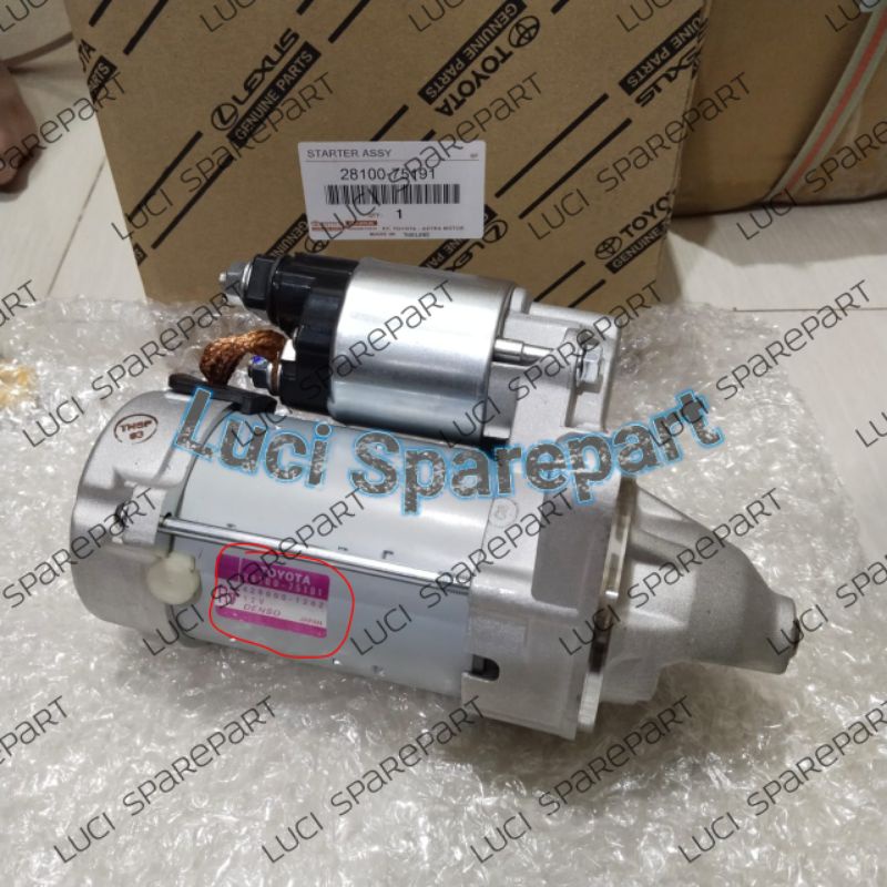 Jual Dinamo Starter Stater Toyota Hilux - Hiace Bensin Original Asli ...
