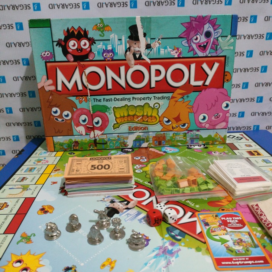 Jual Board Game - Monopoly Moshi Monster Edition Original by hasbro ...