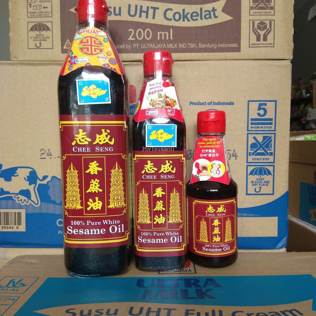 Jual Chee Seng Sesame Oil [Nyak Wijen Chee Seng] 375 Ml | Shopee Indonesia