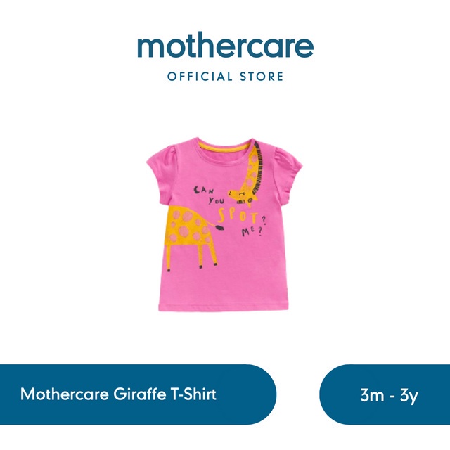 Jual Mothercare Giraffe T-Shirt - Kaos Bayi Perempuan (Pink) | Shopee ...