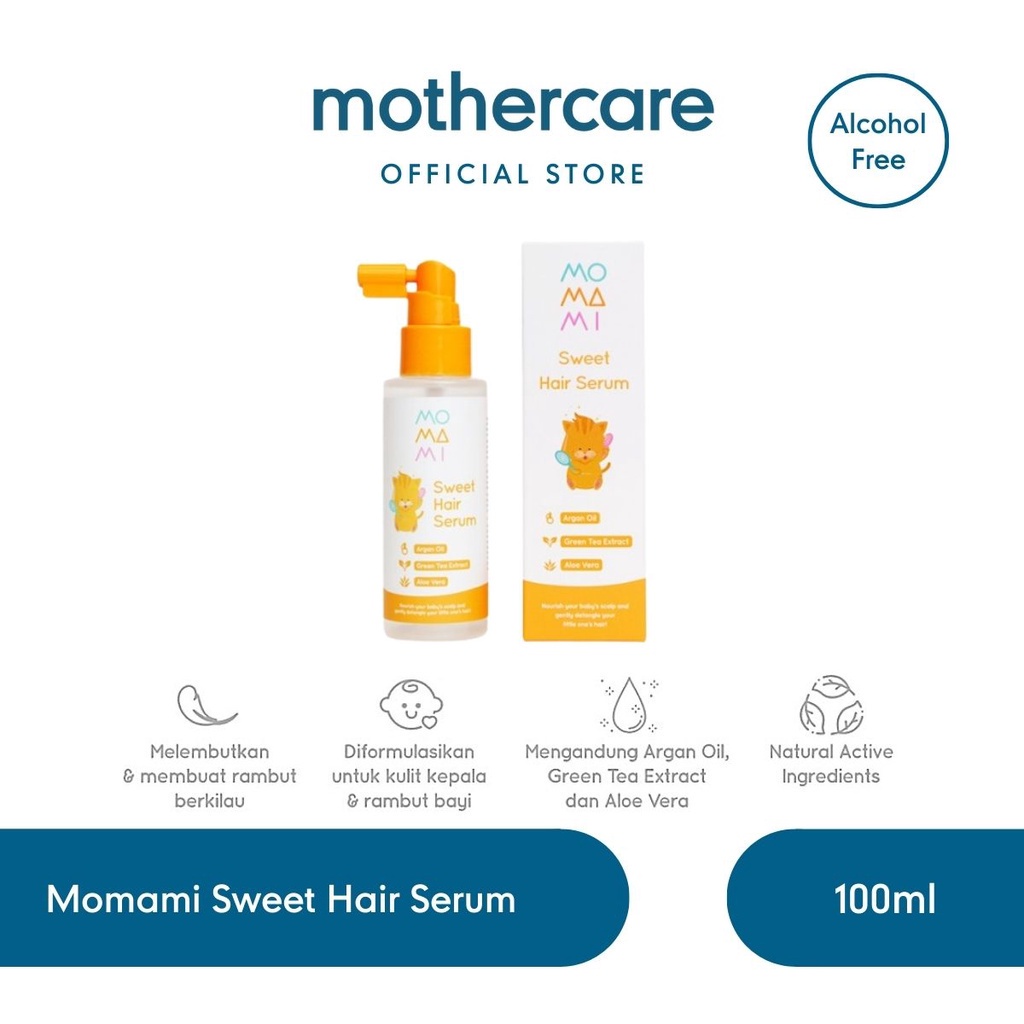 Jual Momami Sweet Hair Serum 100Ml - Serum Kesehatan Rambut Bayi ...
