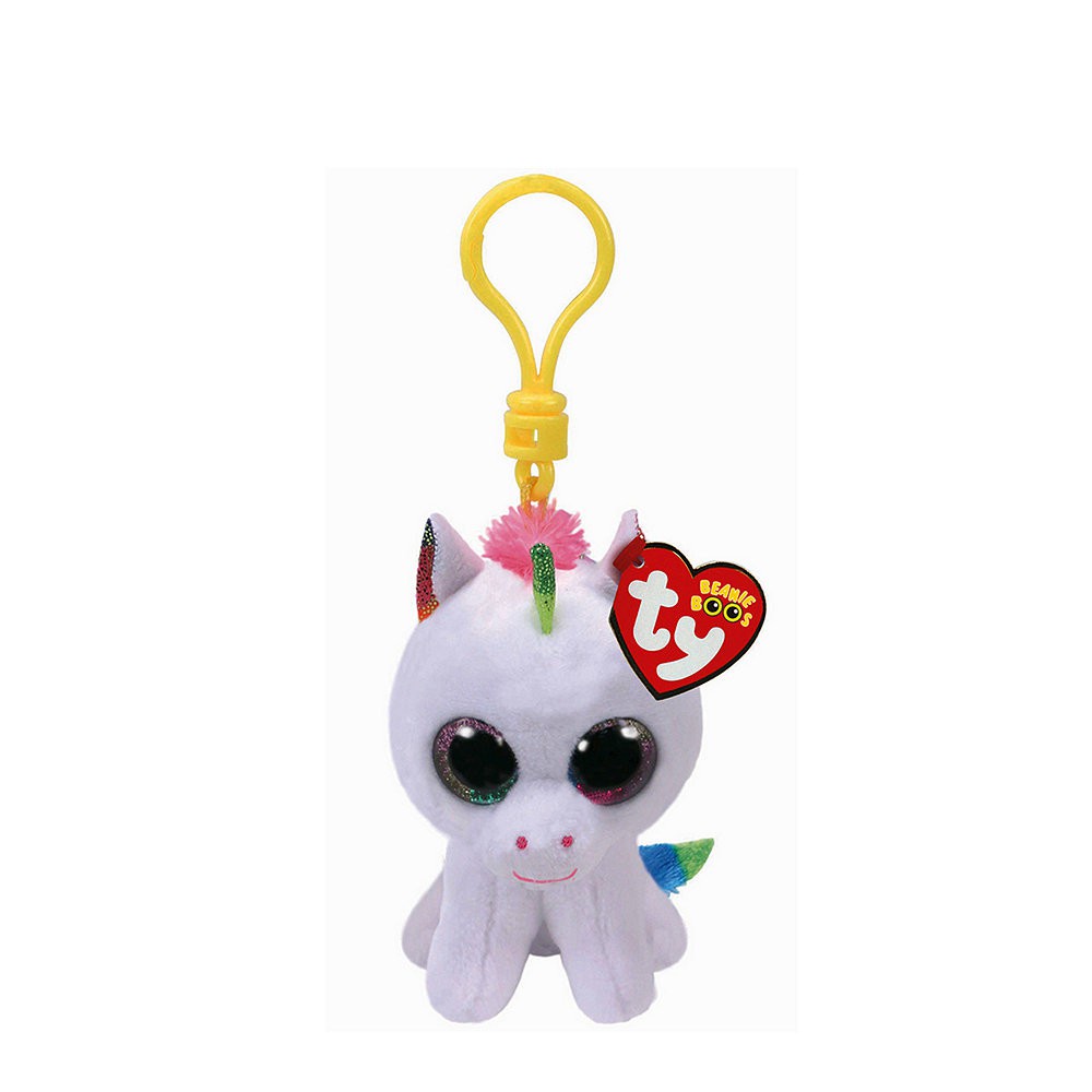 Jual Beanie Boos White Unicorn Clip Keychain | Shopee Indonesia