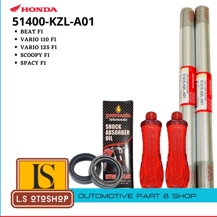 Jual Paket As Shock Sok Breaker Depan Kzl Honda Beat Fi, Scoopy Fi, Vario Kode Hv308 | Shopee ...