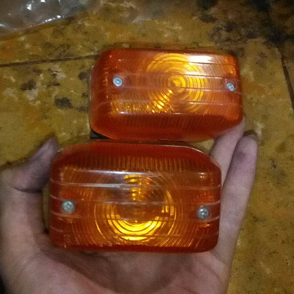Jual Part Sein Reting Besi Depan Kawasaki Binter Joy joi Yamaha V75 V80 ...