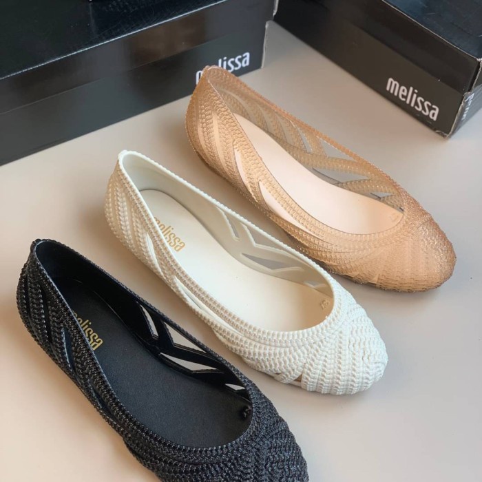 Jual Sepatu Sandal Jelly Melissa Flat Shoes Ballerina Mel019 | Shopee ...