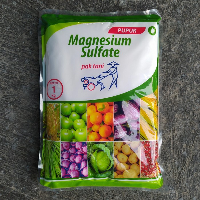 Jual PUPUK DAUN BUAH MAGNESIUM SULFATE PAK TANI 1 KG | Shopee Indonesia