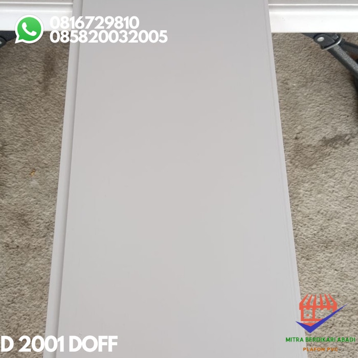 Jual COD!! Plafon PVC Motif Putih DOFF D 2001 DOFF. | Shopee Indonesia