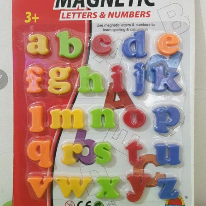 Jual Huruf Abjad Magnet Abc Magnetic Letter Huruf Besar Dan Huruf Kecil ...
