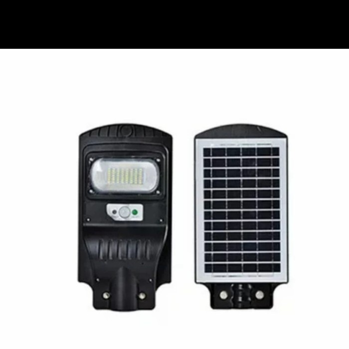 Jual lampu jalan solar sel led all in one 120w 120 watt pju panel surya ...